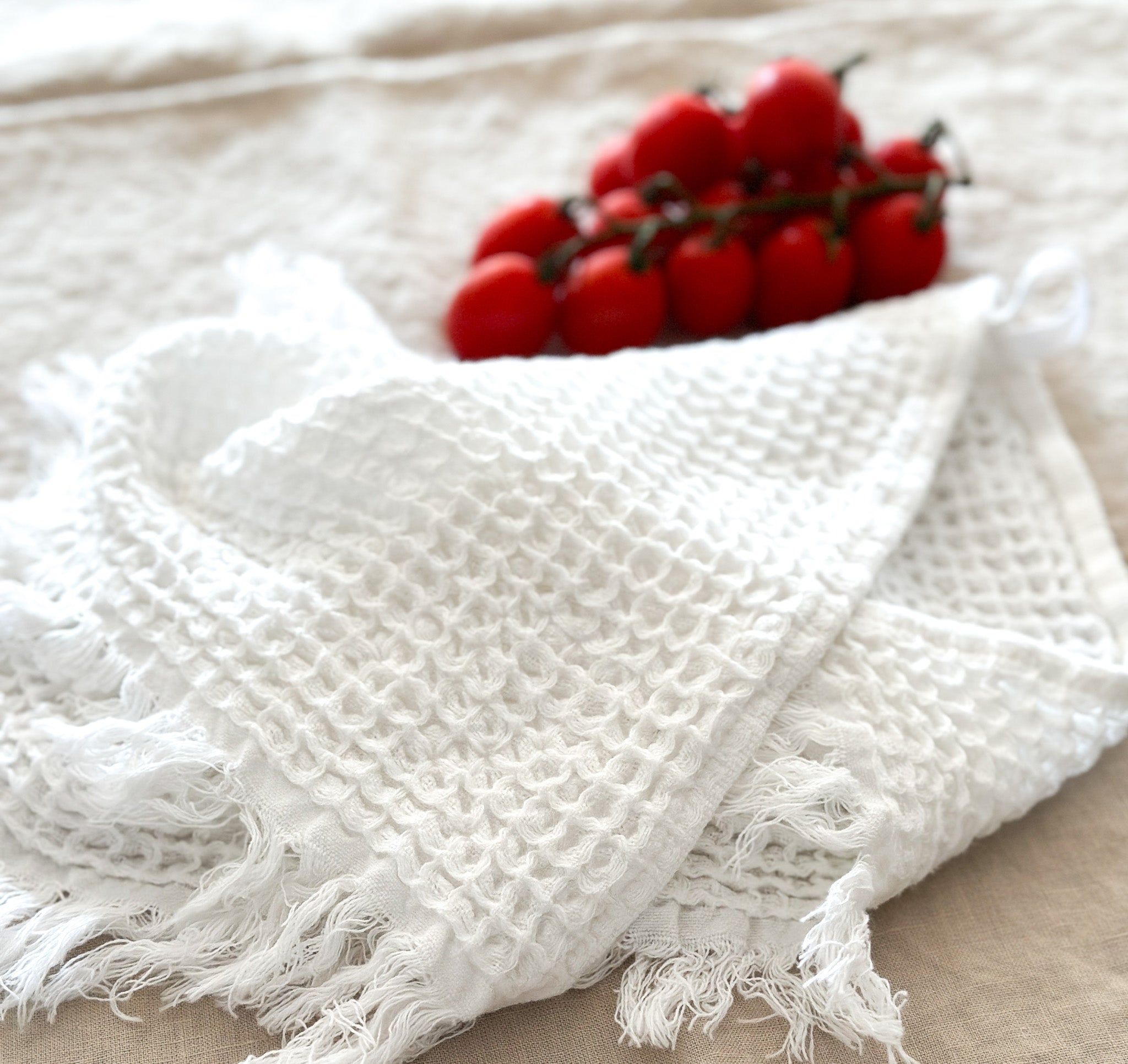 White Waffle Kitchen Towel – My Kitchen Linens