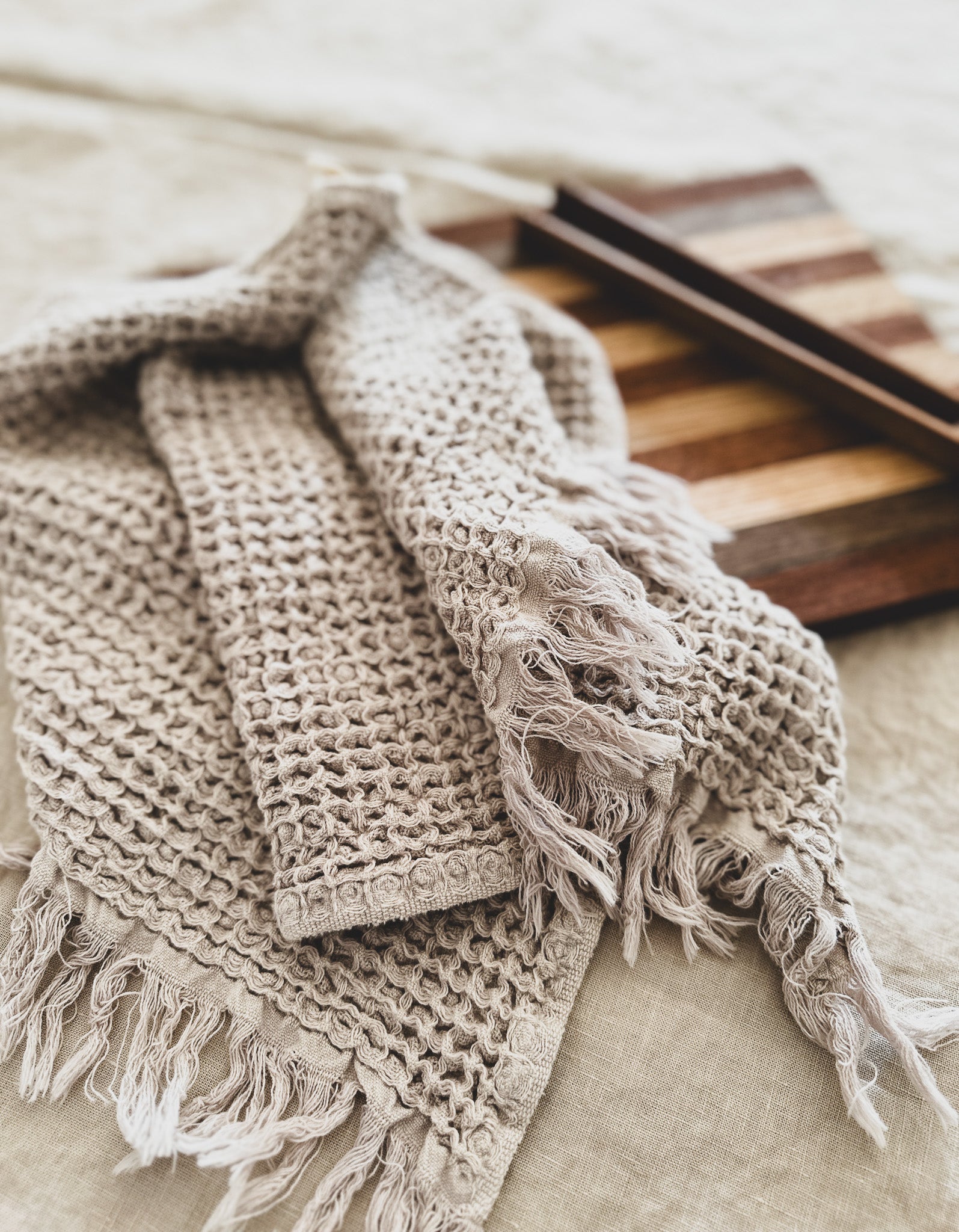 Natural Waffle Kitchen Towel – My Kitchen Linens