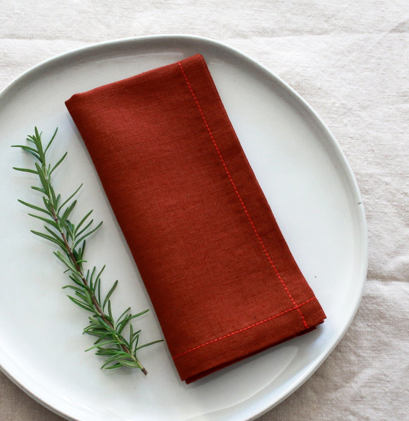 Terracotta Linen Napkins – My Kitchen Linens